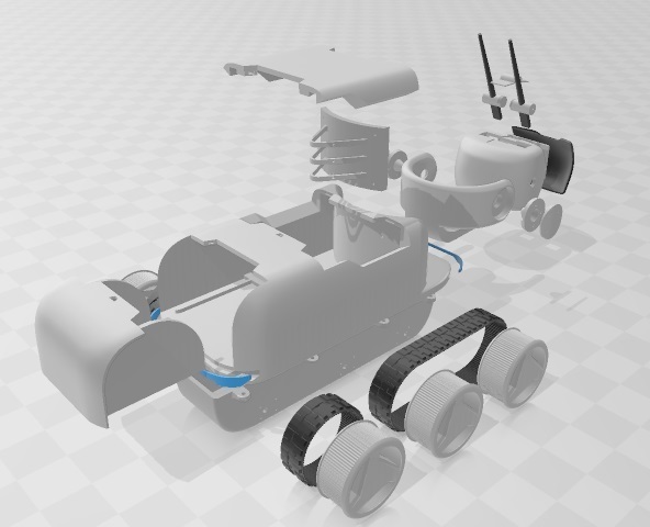 Free STL file LEVi Rover Raspberry Pi Modular Robot Platform 🤖 (3MF)・Object to download and to ...